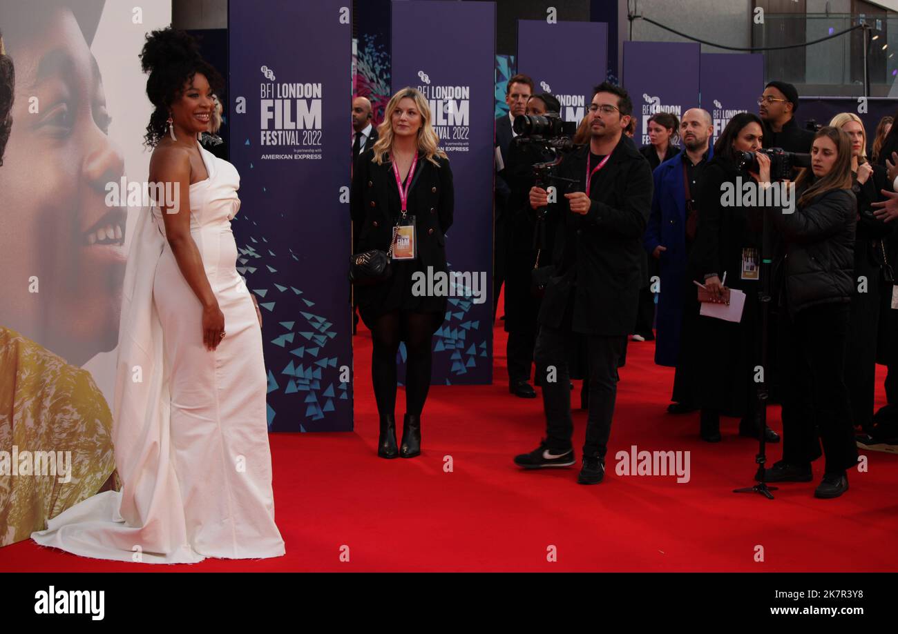 London, UK. Chinonye Chukwu at Till premiere. Royal Festival Hall. 66th ...