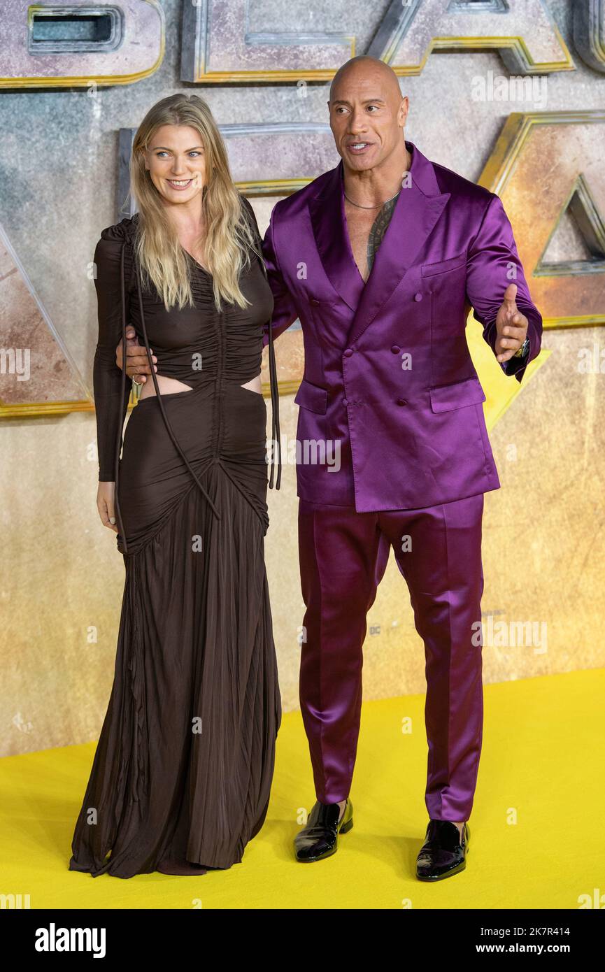 London, UK. 18th Oct, 2022. Dwayne Johnson attends the UK Premiere of ...