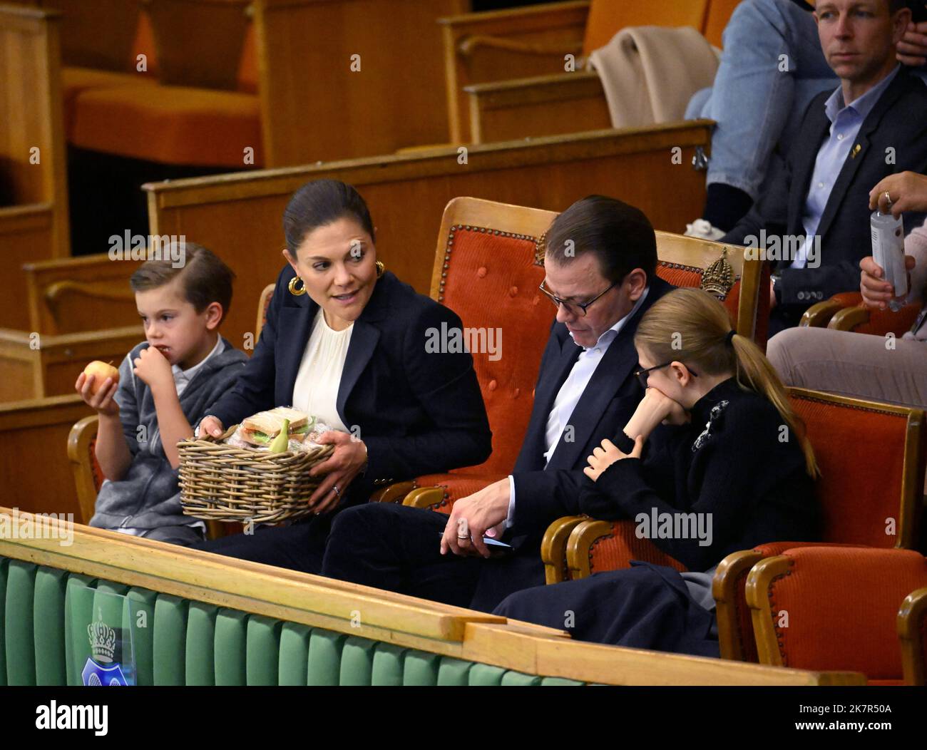 Prince Oscar, Crown Princess Victoria, Prince Daniel, Princess Estelle ...