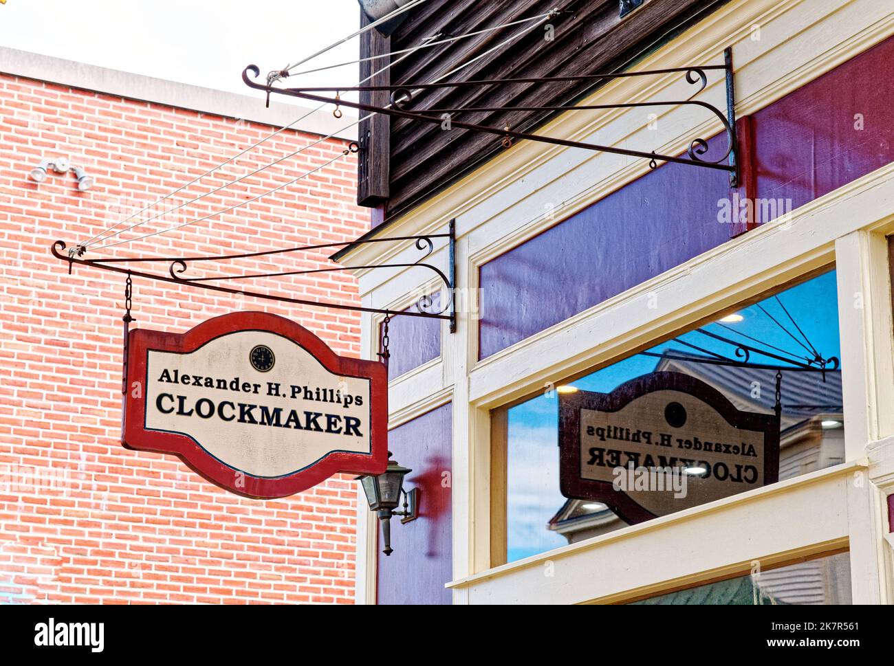 BAR HARBOR, MAINE - September 1, 2022: Bar Harbor, on the coast of ...