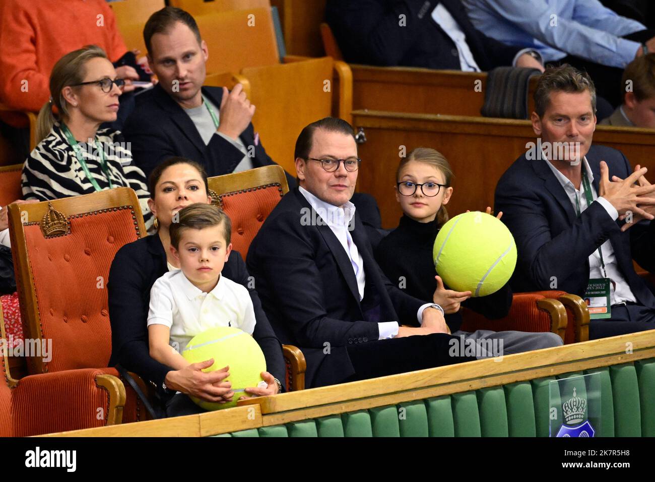 Prince Oscar, Crown Princess Victoria, Prince Daniel, Princess Estelle ...