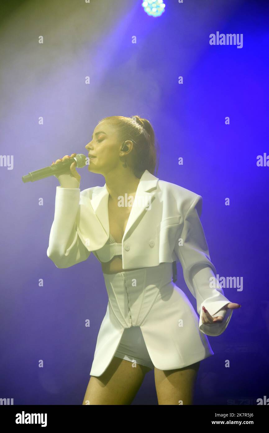 Italian singer Annalisa in concert at Estragon club during her “Nuda 10 ...