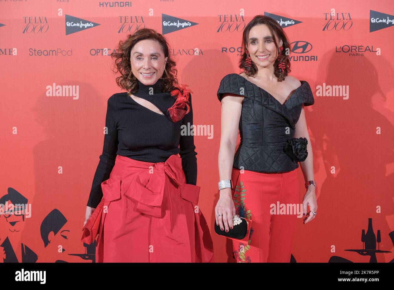 Madrid, Spain. 18th Oct, 2022. Paloma Segrelles and her daughter Paloma ...