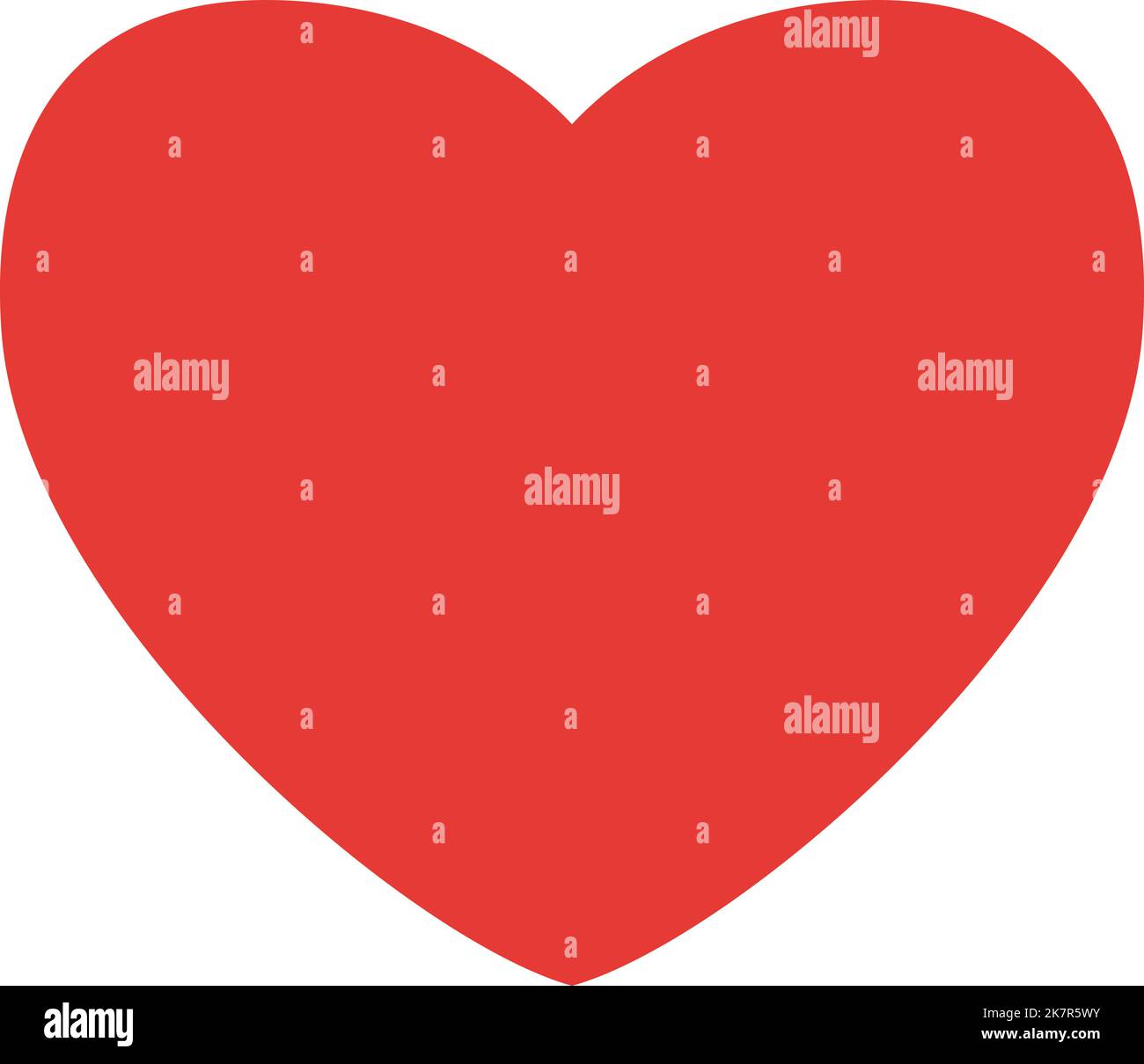 Red heart. Life icon, vector illustration Stock Vector Image & Art - Alamy