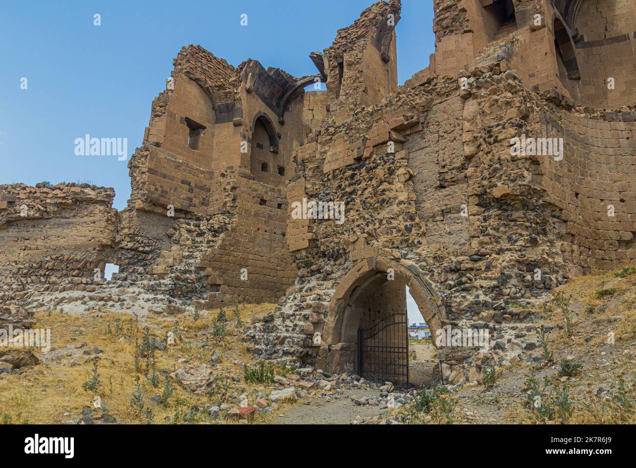Ruined gate of the ancient city Ani, Turkey Stock Photo - Alamy