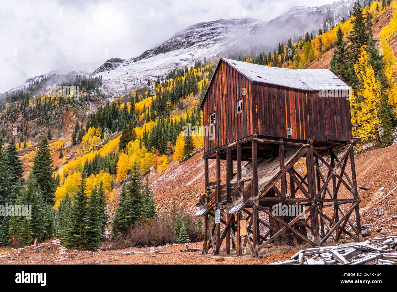 An abandoned mine building off Million Dollar Road in the Chattanooga ...