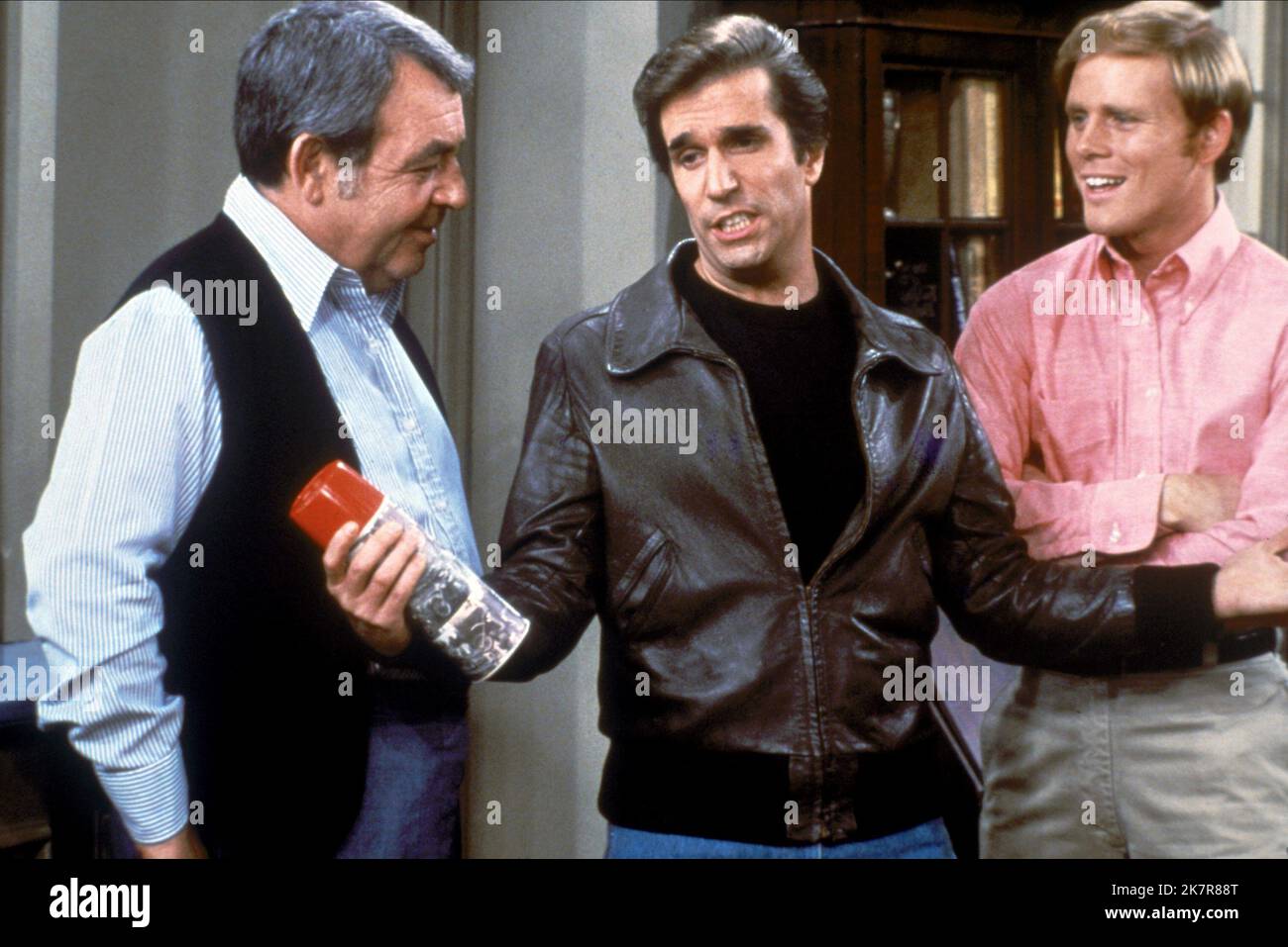 Henry winkler happy days ron howard hi-res stock photography and images ...