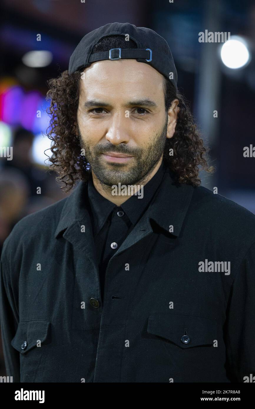 Marwan Kenzari attending the UK premiere of Black Adam at Cineworld ...