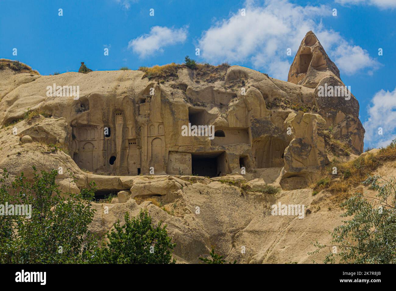 Ruins of a cave church in Cappadocia, Turkey Stock Photo - Alamy