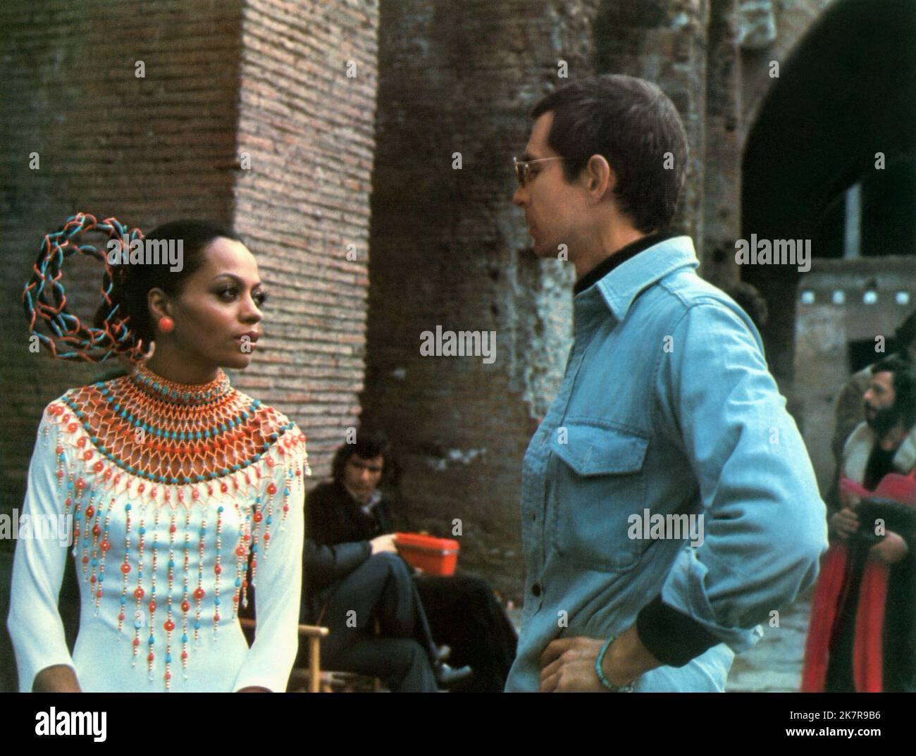 Diana Ross And Anthony Perkins Film Mahogany 1972 Characters Tracy And Sean Director Berry