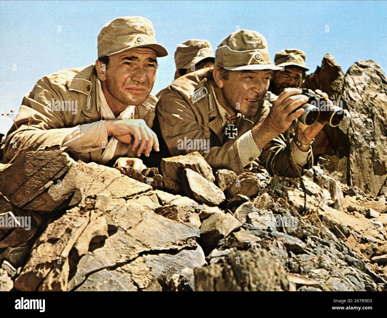 John Colicos & Richard Burton Film: Raid On Rommel (1974) Characters: Sgt. Maj. Allan MacKenzie ...