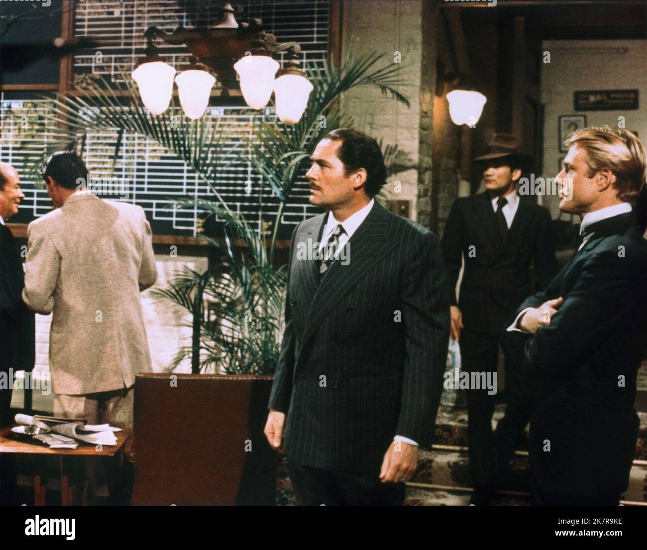Robert Shaw & Robert Redford Film The Sting (USA 1973) Characters: Doyle Lonnegan & Johnny ...