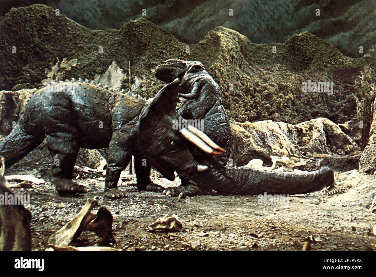 Dinosaur Fight Scene Film The Last Dinosaur (1976) Director: Alexander ...