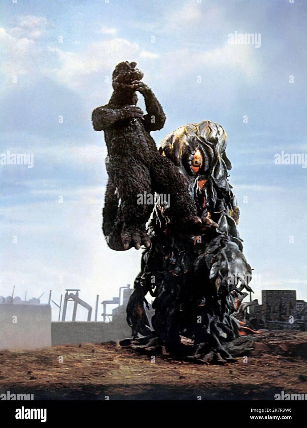 Monster Battle Scene Film Godzilla Vs. The Smog Monster (1975) Director ...