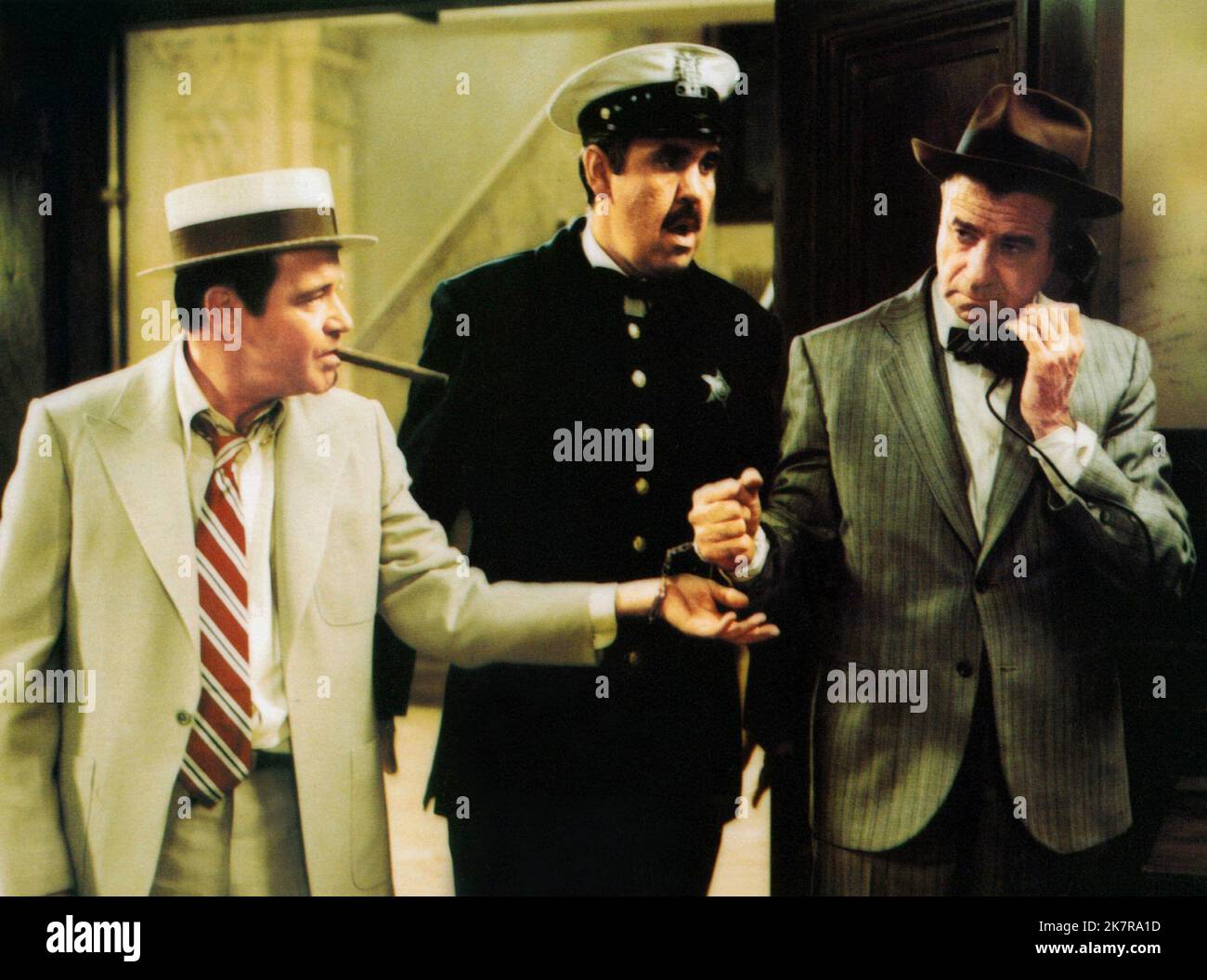 Walter Matthau, Cliff Osmond, Jack Lemmon Film: The Front Page (1970 ...