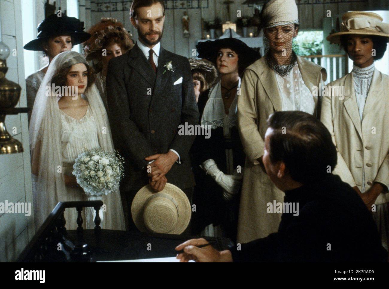 Brooke Shields, Keith Carradine Film: Pretty Baby (USA 1978) Characters: Violet,Bellocq Director ...