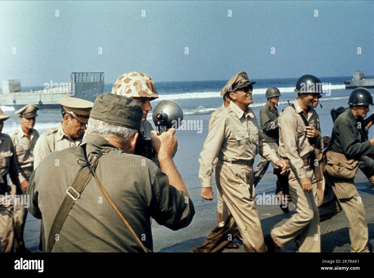 Gregory Peck Film Macarthur, The Rebel General (1975) Characters: Gen ...