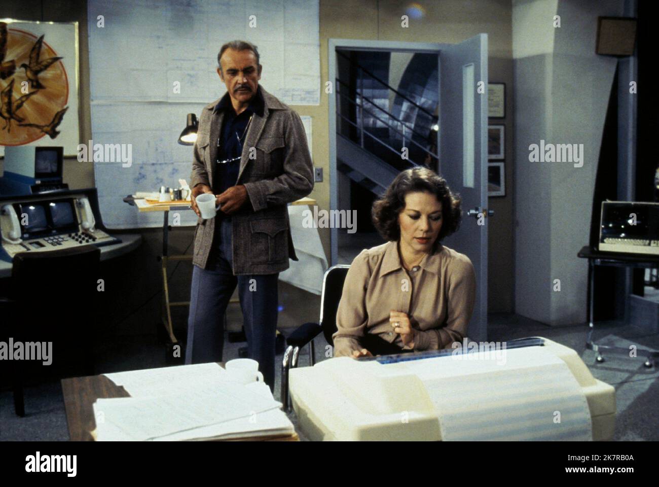 Sean Connery & Natalie Wood Film Meteor (1979) Characters: Dr. Paul ...
