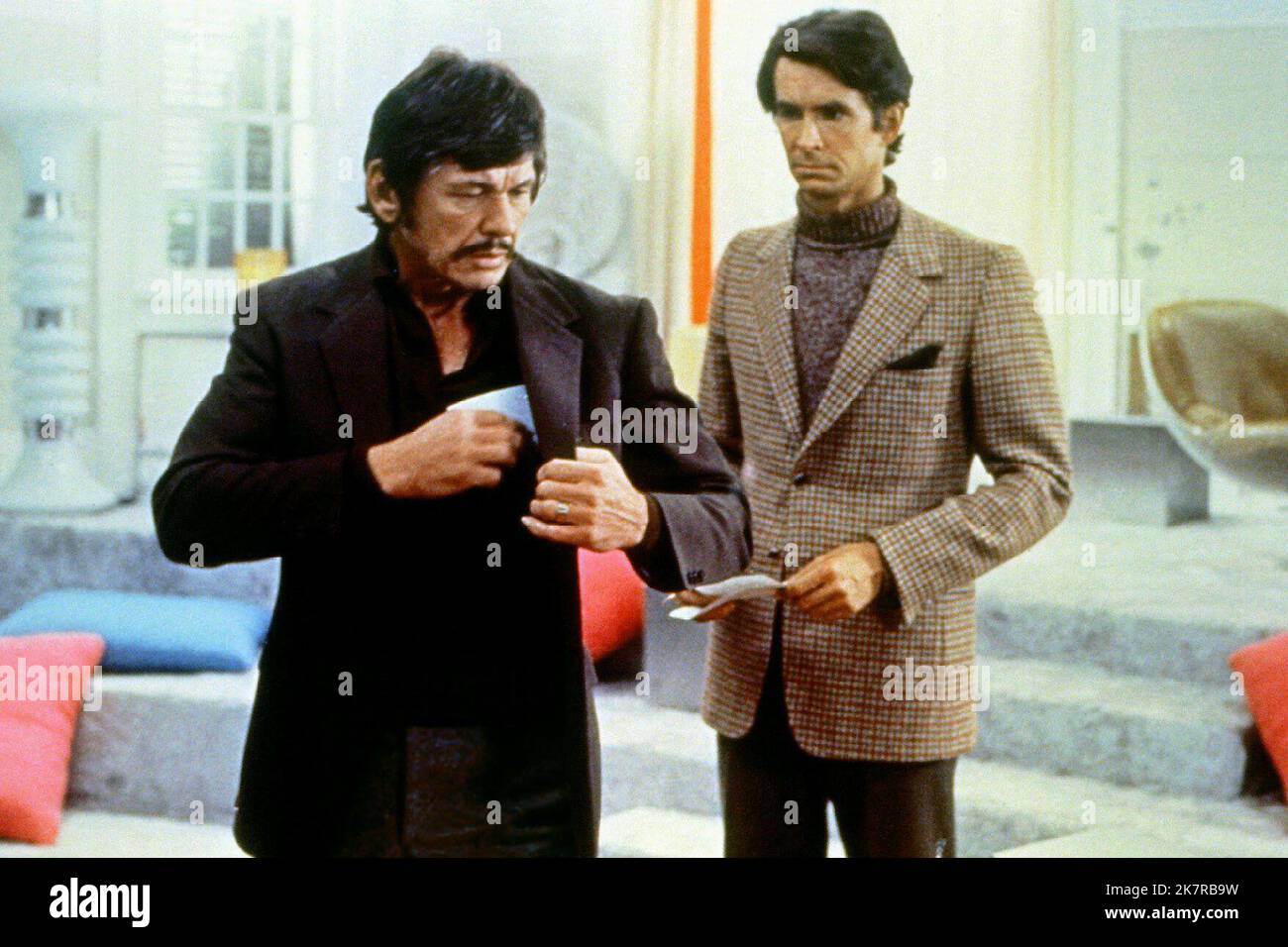 Charles Bronson & Anthony Perkins Film Two Minds For Murder (1971 ...