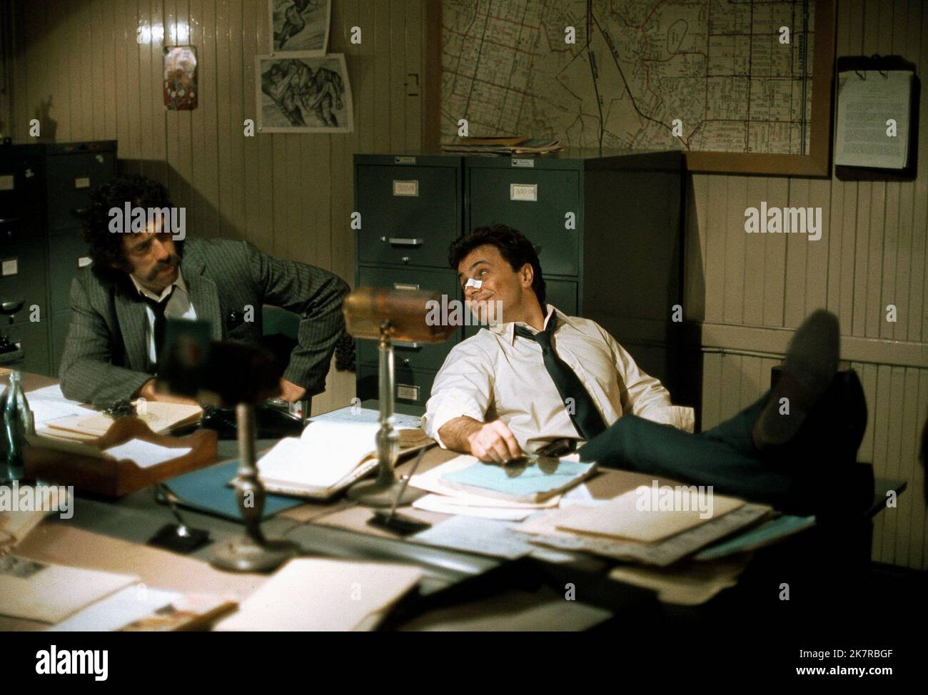 Elliot Gould & Robert Blake Film Busting (1974) Characters: & Vice ...