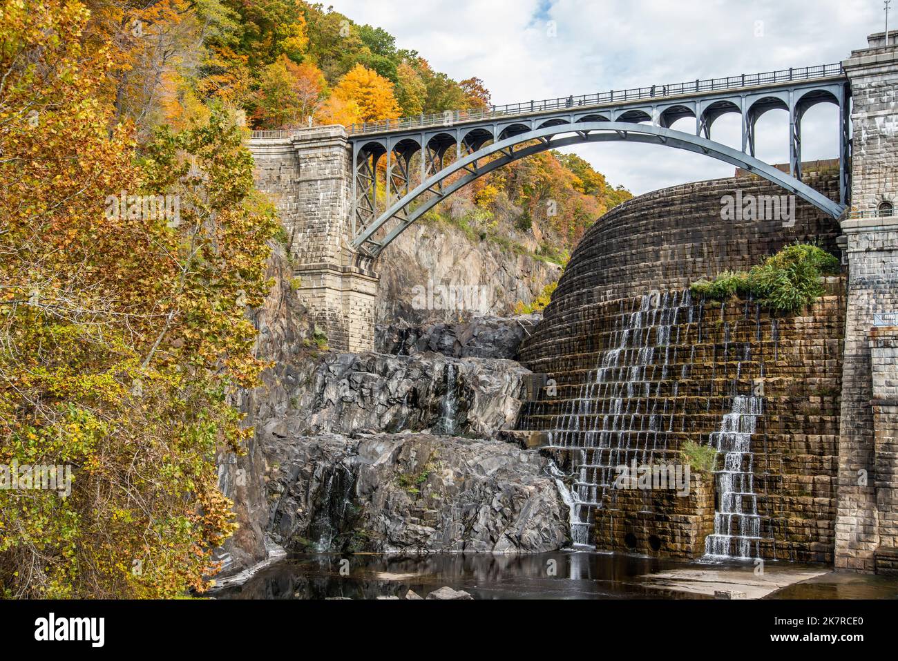 A Dam in the fall Stock Photo - Alamy