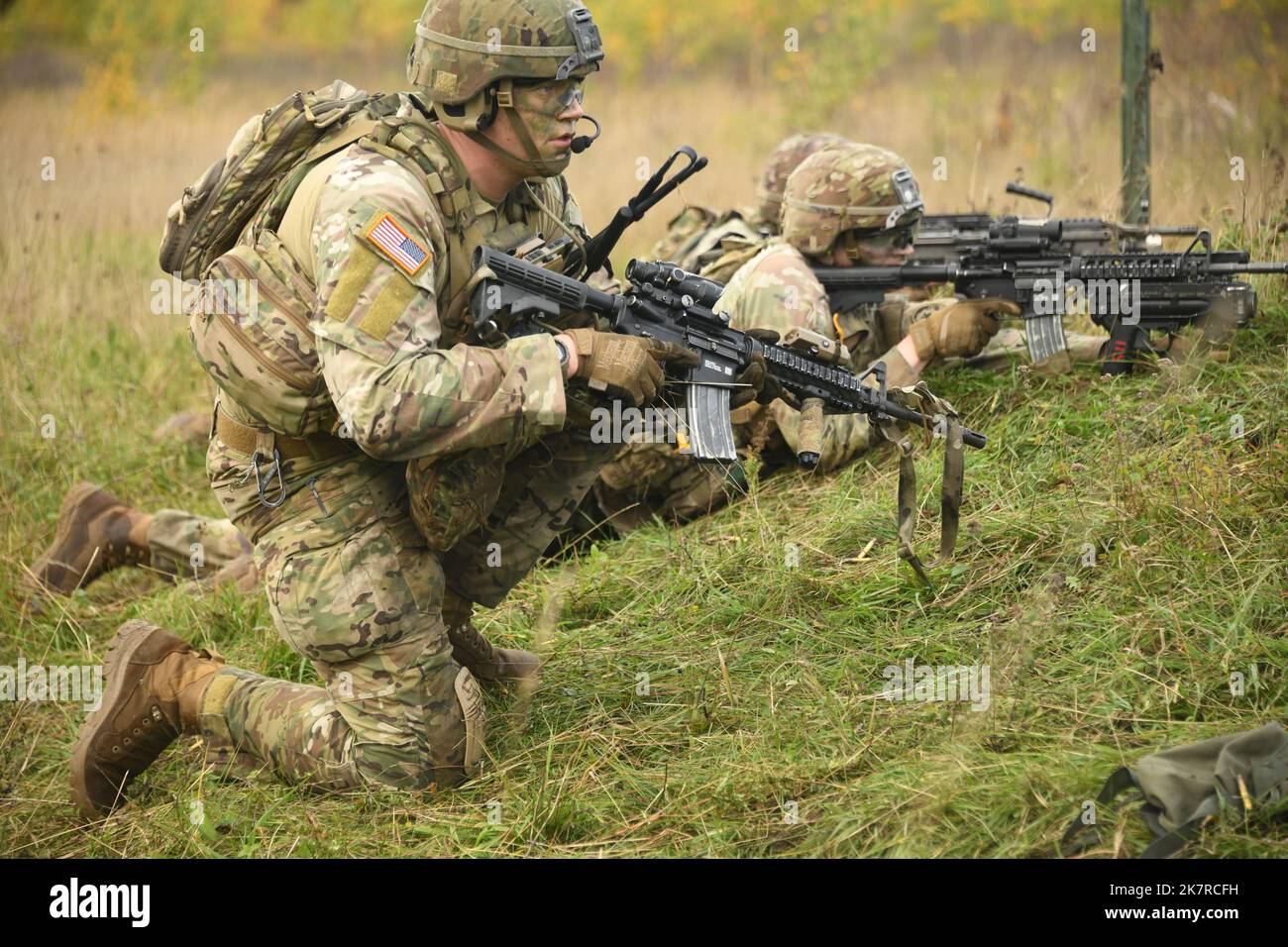 U.S. Soldiers assigned to 1st Squadron, 2nd Cavalry Regiment establish ...