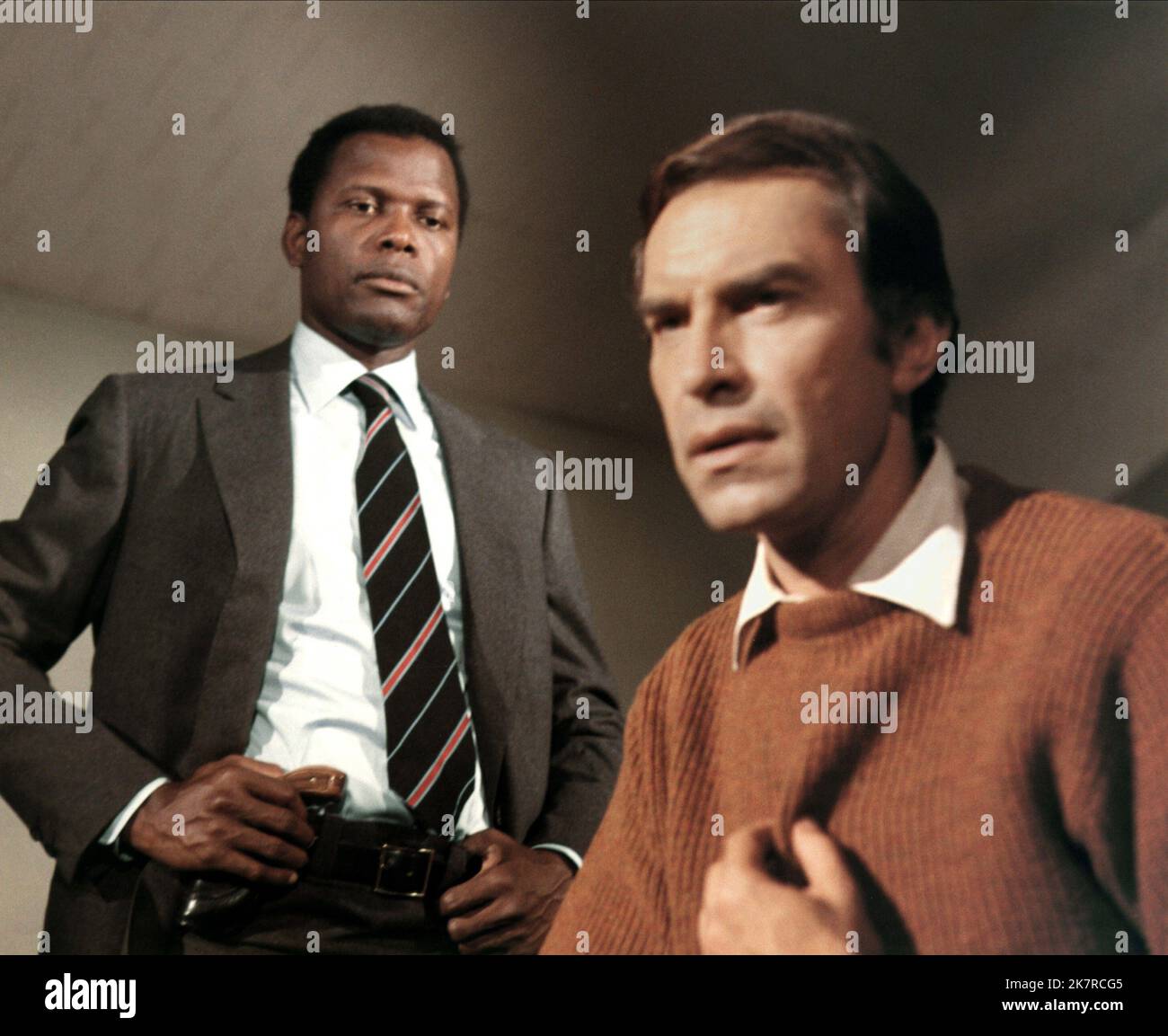 Sidney Poitier & Martin Landau Film They Call Me Mister Tibbs! (1970 ...
