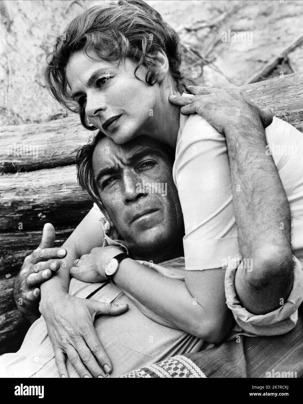 Anthony Quinn & Ingrid Bergman Film A Walk In The Spring Rain (1970 ...