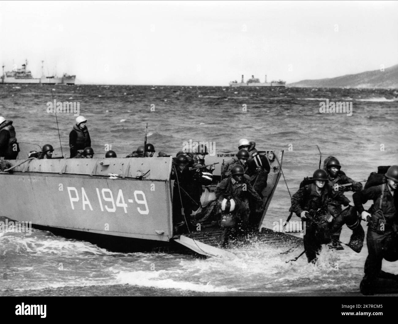 Beach Landing Scene Film Patton (USA 1970) Director: Franklin J ...