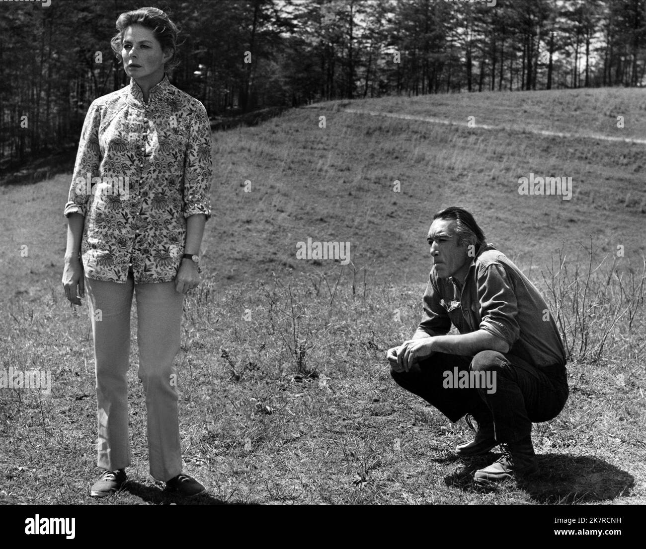 Ingrid Bergman & Anthony Quinn Film A Walk In The Spring Rain (1970 ...