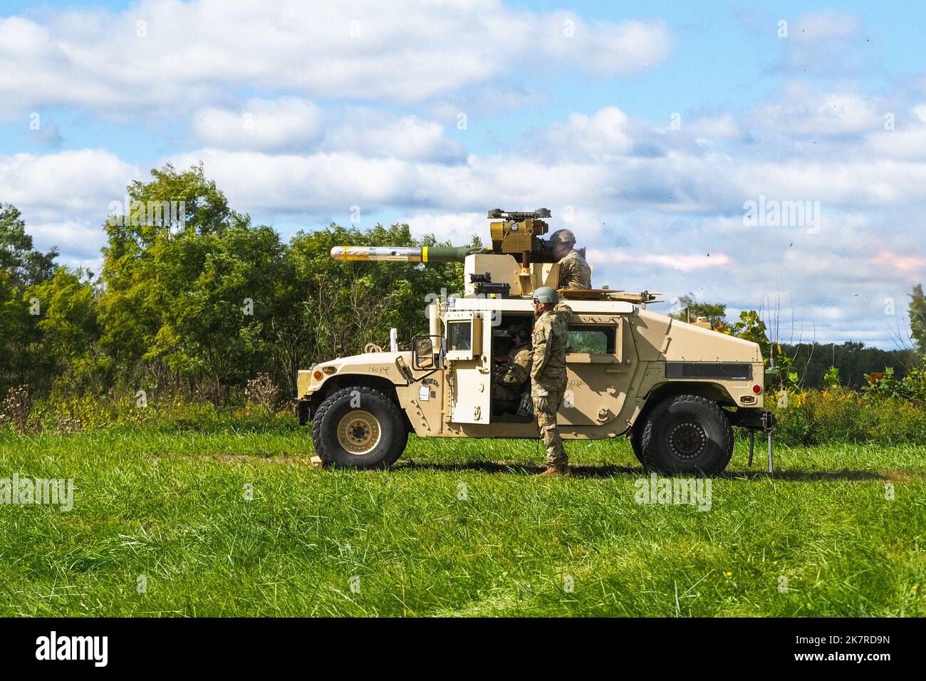 Indiana National Guard infantrymen with Company D, 1st Battalion, 151st ...