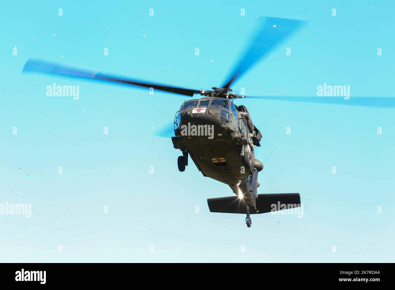 Joint training exercise with Det 2. 6 Co. 3/238th AVN MEDEVAC, Cox ...