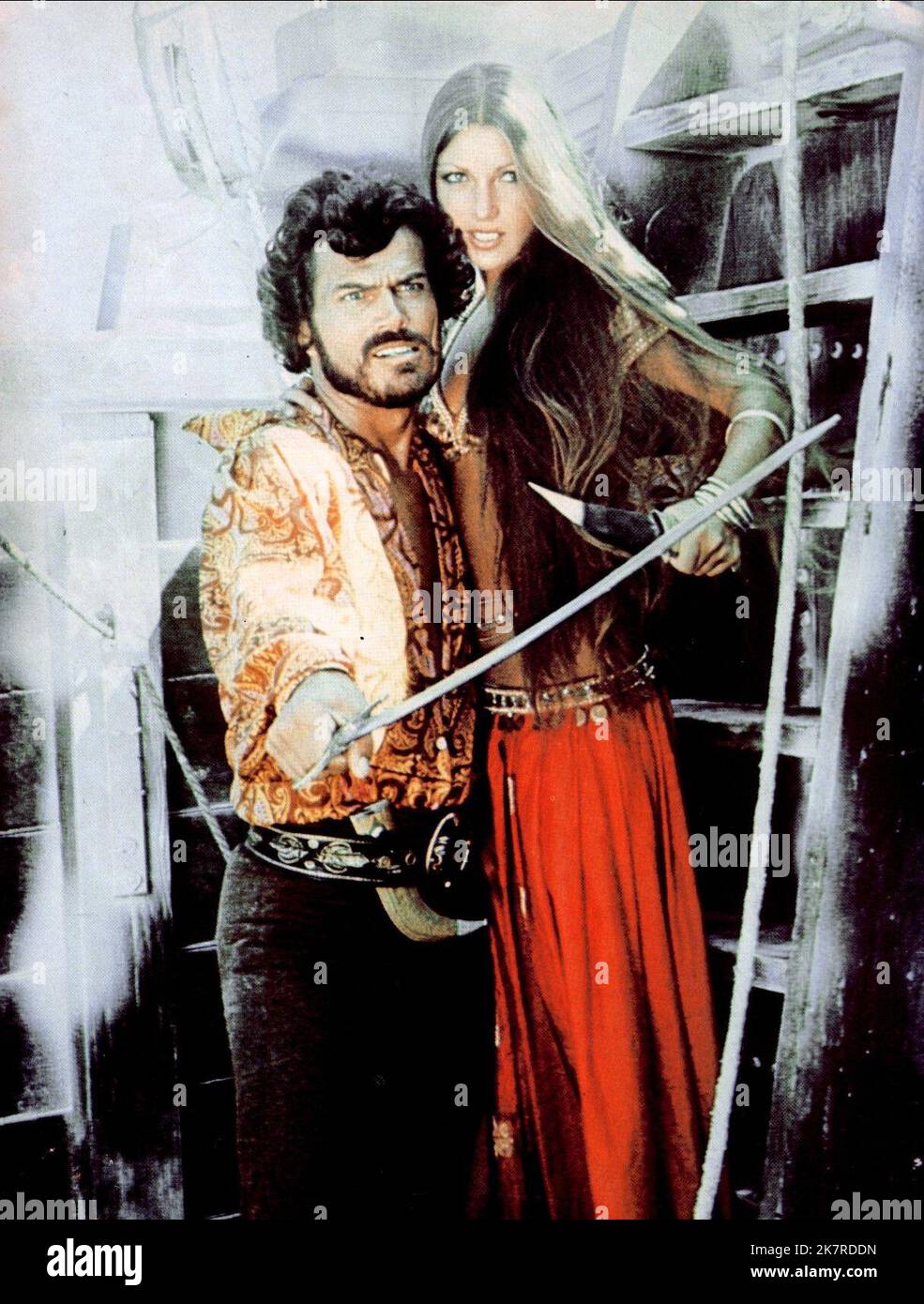 Patrick Wayne & Jane Seymour Film Sinbad & The Eye Of The Tiger (1972 ...
