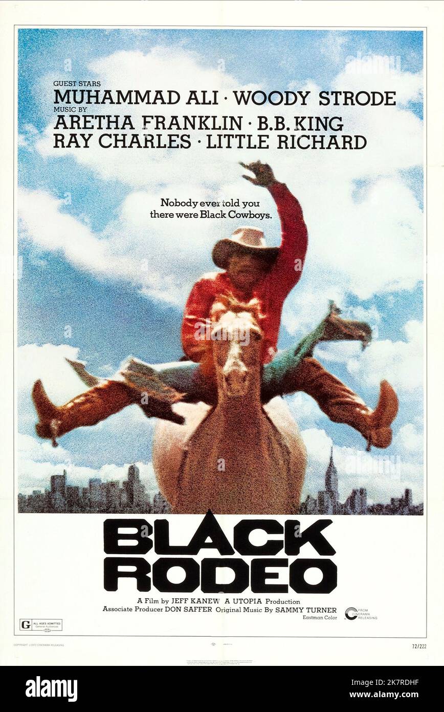 Movie Poster Film: Black Rodeo (1971) Director: Jeff Kanew 01 May 1972 ...