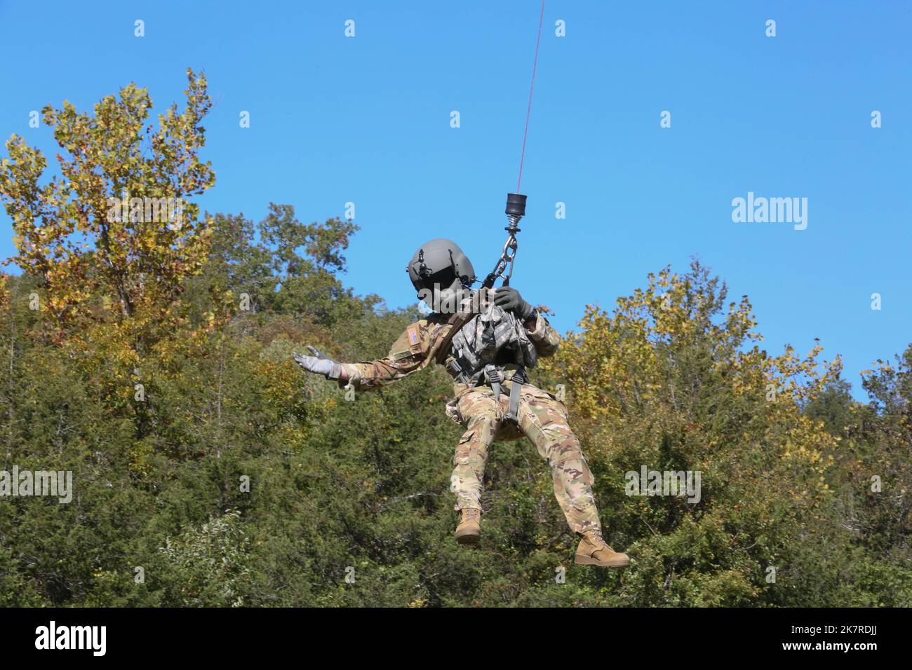 Joint training exercise with Det 2. 6 Co. 3/238th AVN MEDEVAC, Cox ...