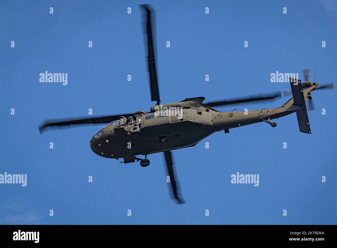 A UH-60M Black Hawk helicopter with the 1-150th Assault Helicopter ...