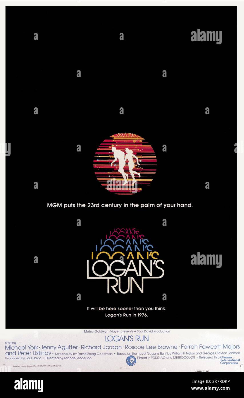 Movie Poster Film Logan'S Run (USA 1976) Director: Michael Anderson 23 ...