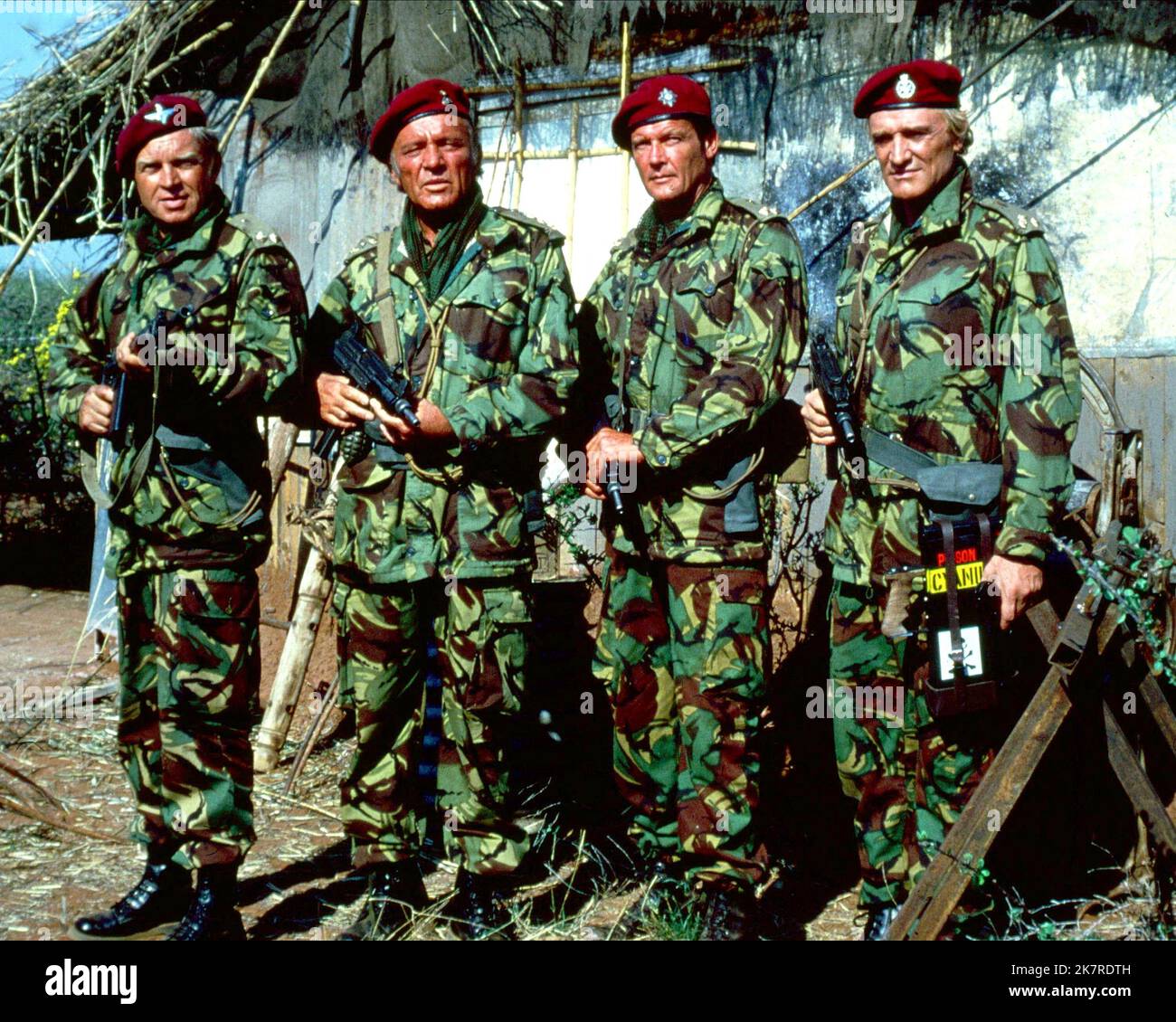 Hardy Kruger, Richard Burton, Roger Moore & Richard Harris Film: The ...