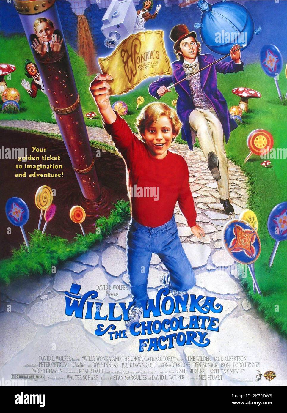 Peter Ostrum & Gene Wilder Poster Film Willy Wonka & The Chocolate ...