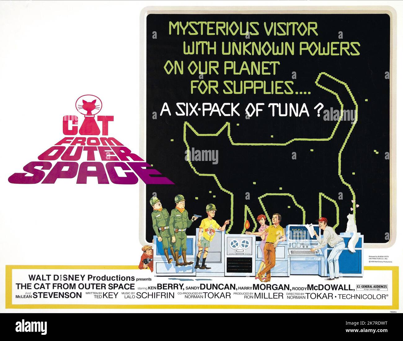Movie Poster Film The Cat From Outer Space (USA 1978) Director: Norman ...