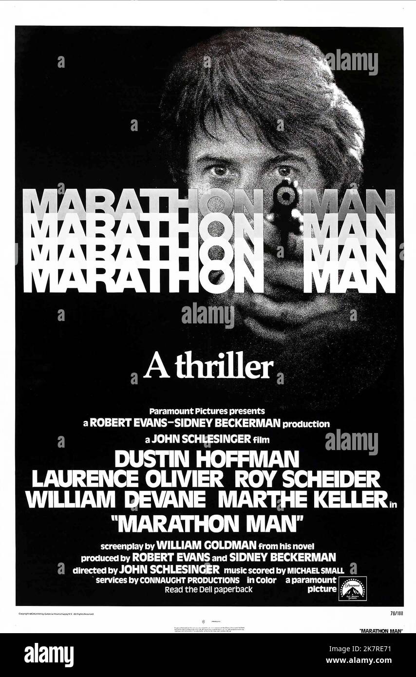 Dustin Hoffman Poster Film Marathon Man (USA 1976) Characters: Thomas ...