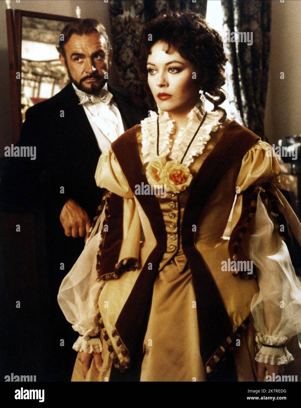 Sean Connery & Lesley-Anne Down Film The First Great Train Robbery ...