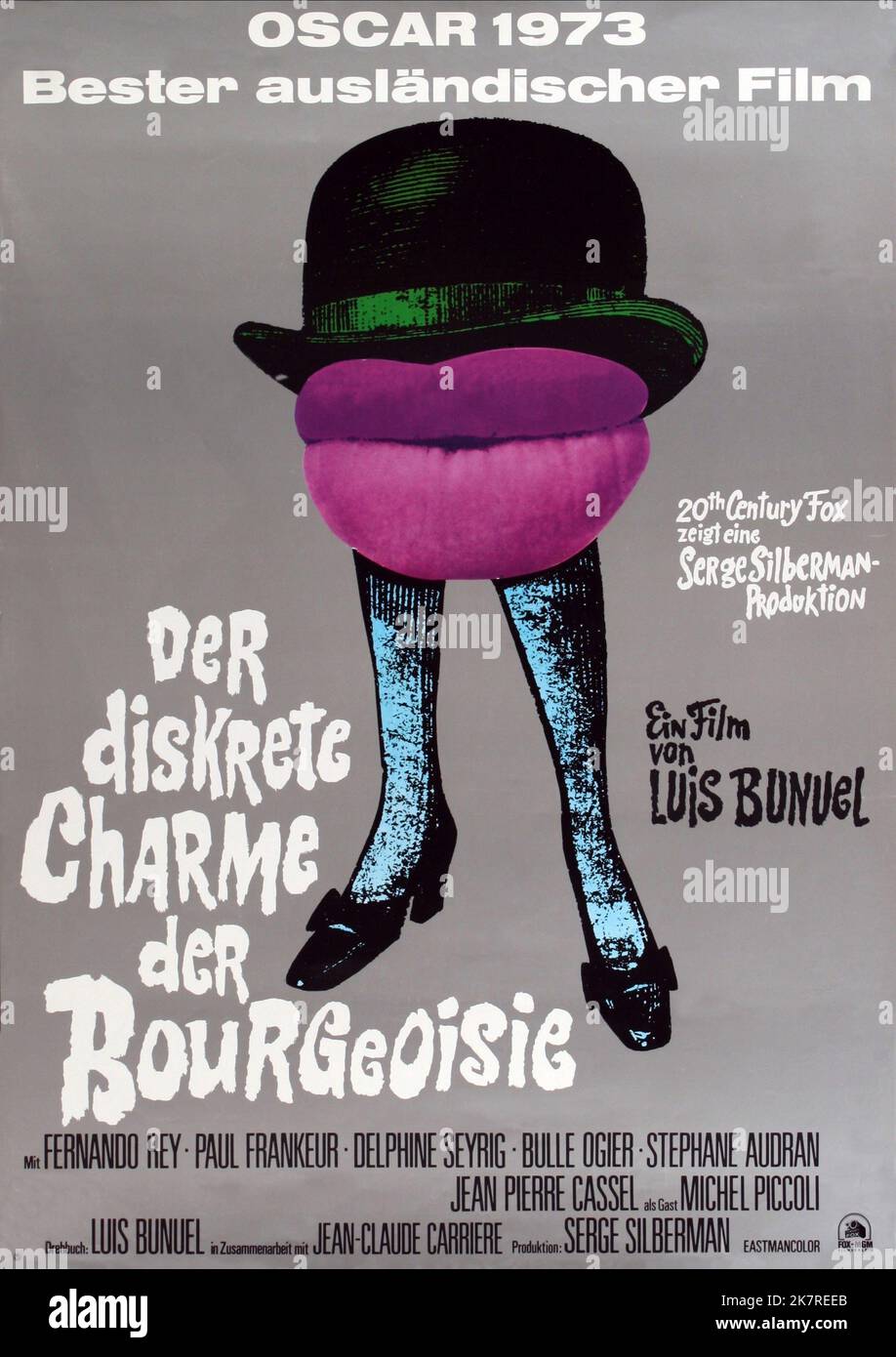 Movie Poster Film: The Discreet Charm Of The Bourgeoisie (Le charme ...