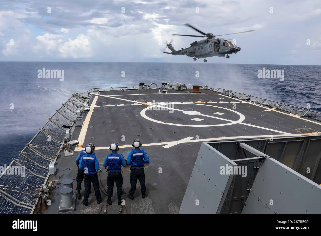 SOUTH CHINA SEA (Oct. 5, 2022) A Canadian Sikorsky CH-148 Cyclone ...