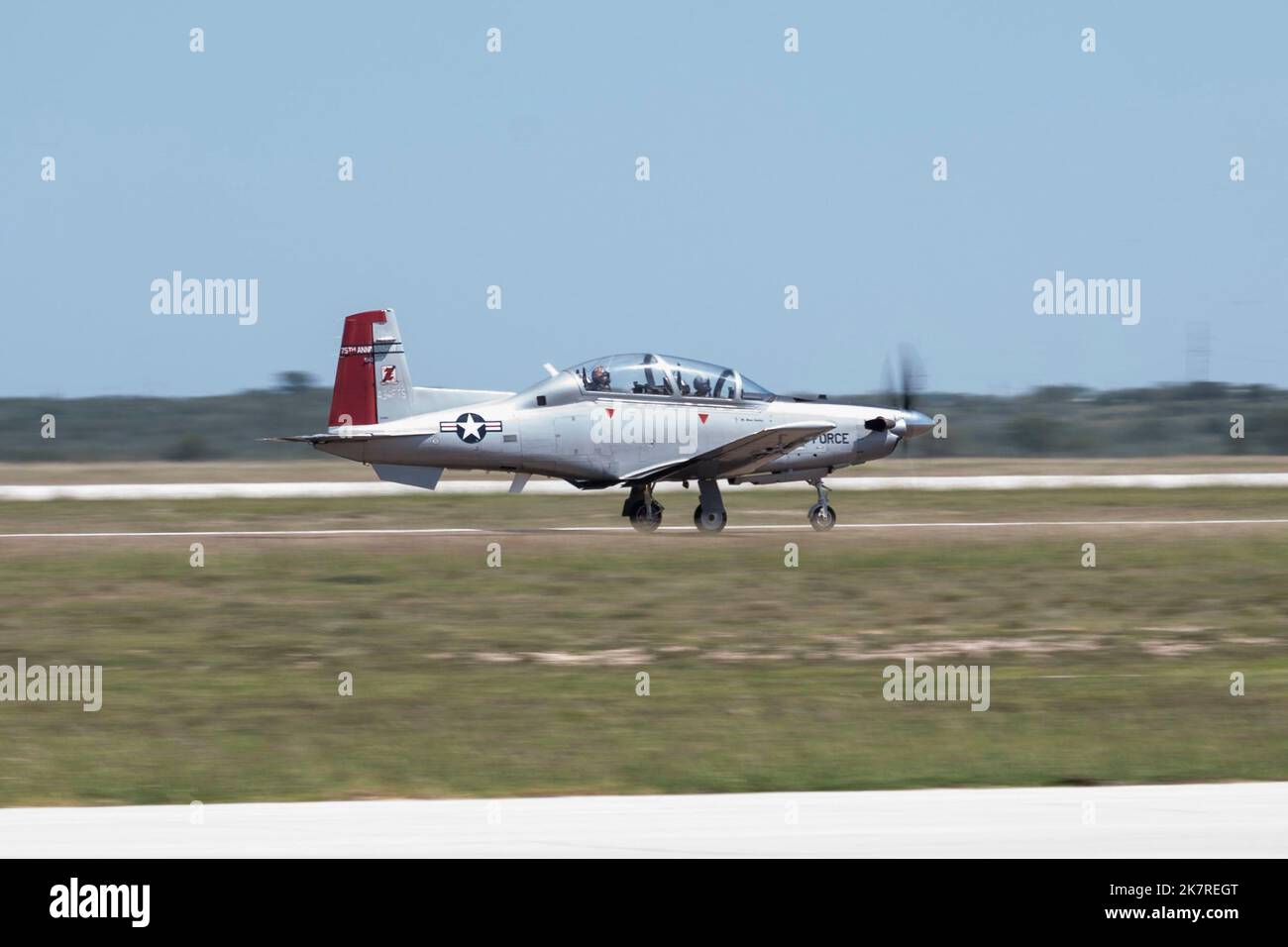 An instructor and student pilot from the 47th Flying Training Wing ...