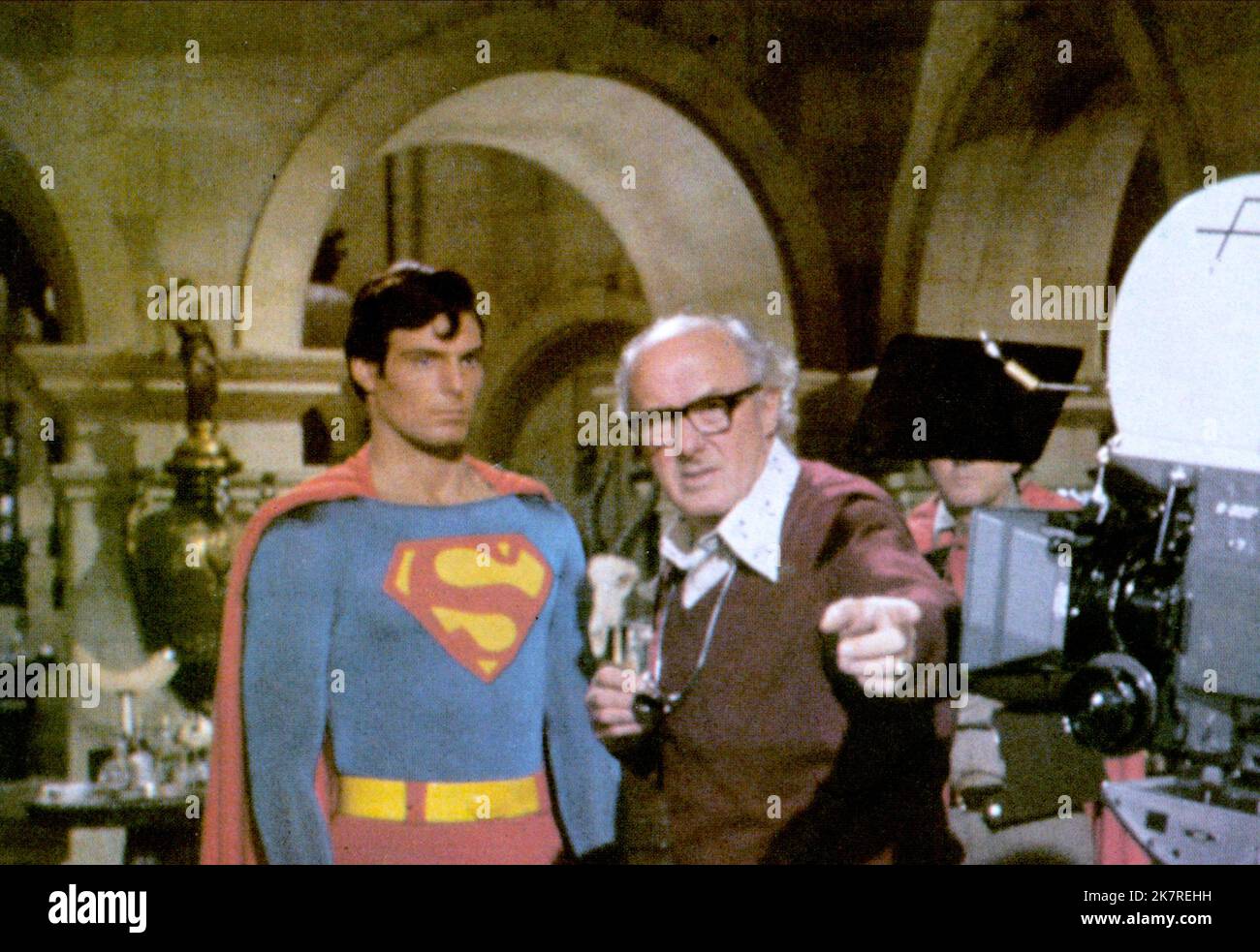 Superman christopher reeve on set hi-res stock photography and images ...