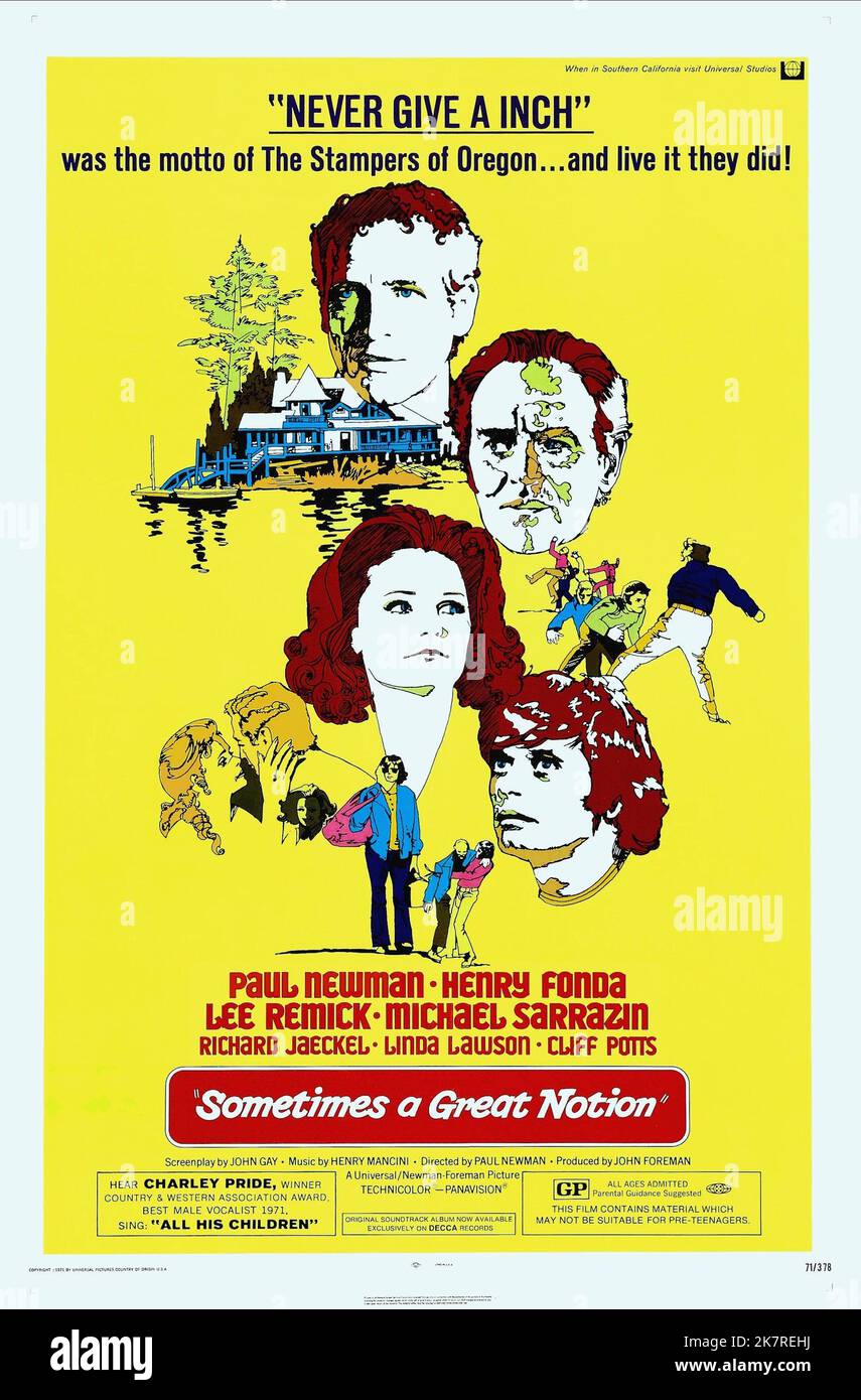 Paul Newman, Henry Fonda, Lee Remick & Michael Sarrazin Poster Film ...
