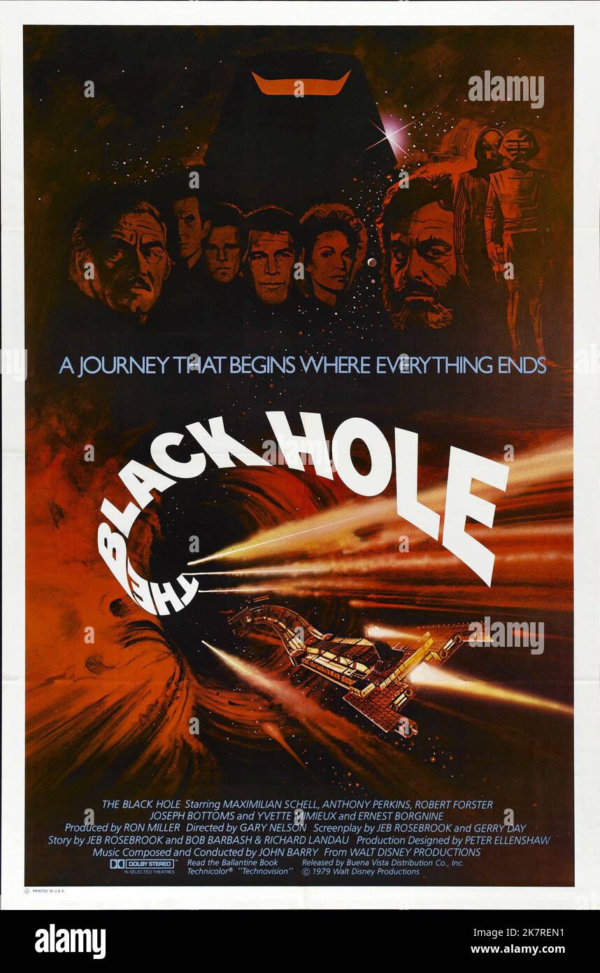 Movie Poster Film The Black Hole (USA 1979) Director: Gary Nelson 18 December 1979 **WARNING ...