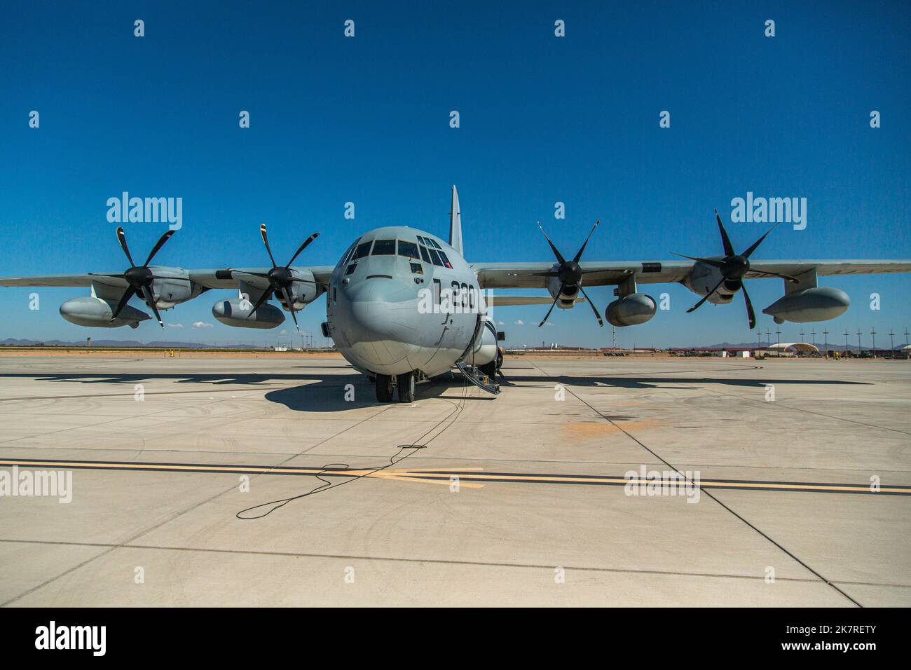 A U.S. Marine Corps KC-130J Hercules aircraft assigned to Marine ...