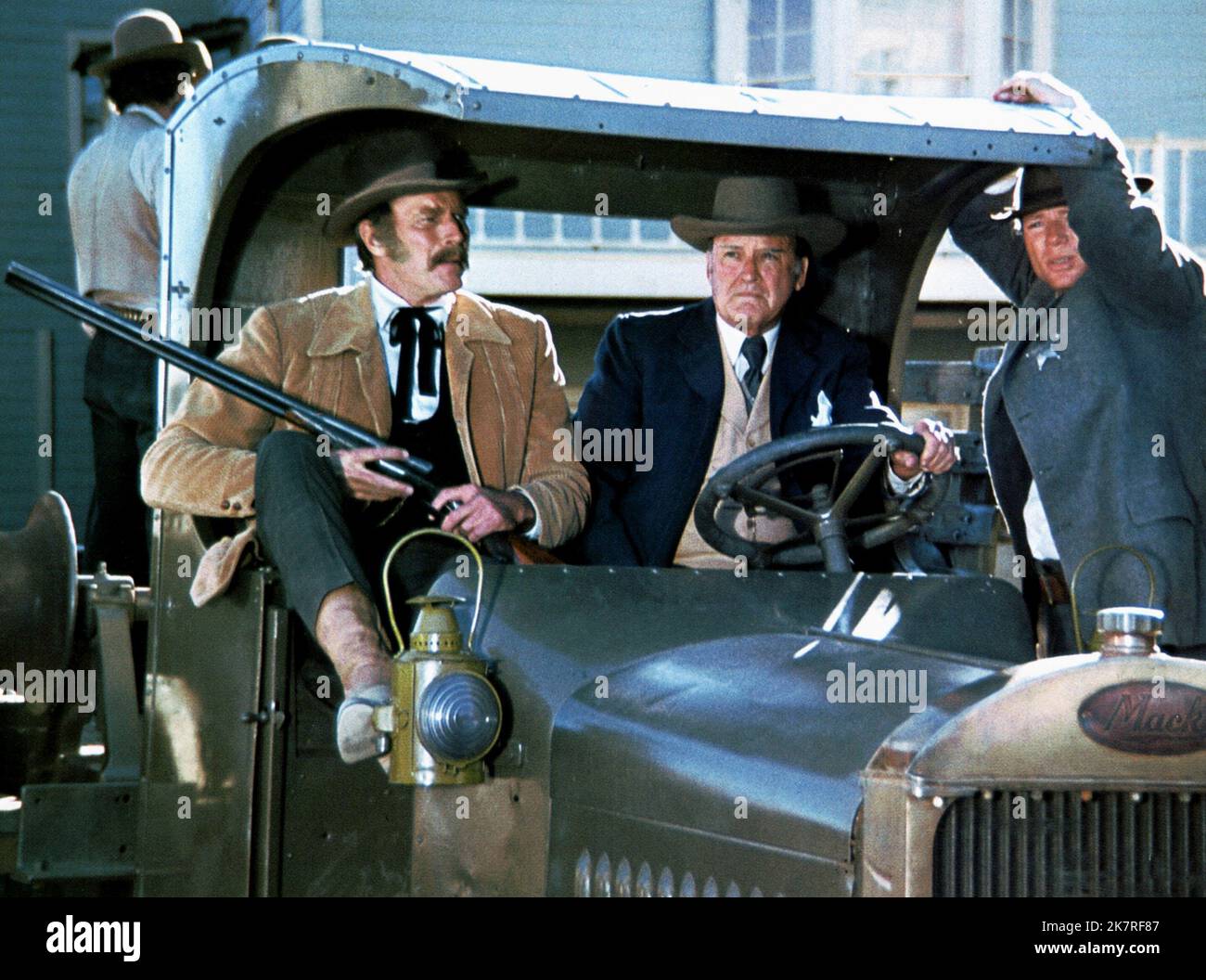 Scene With Charlton Heston Film The Last Hard Men (1976) Characters ...